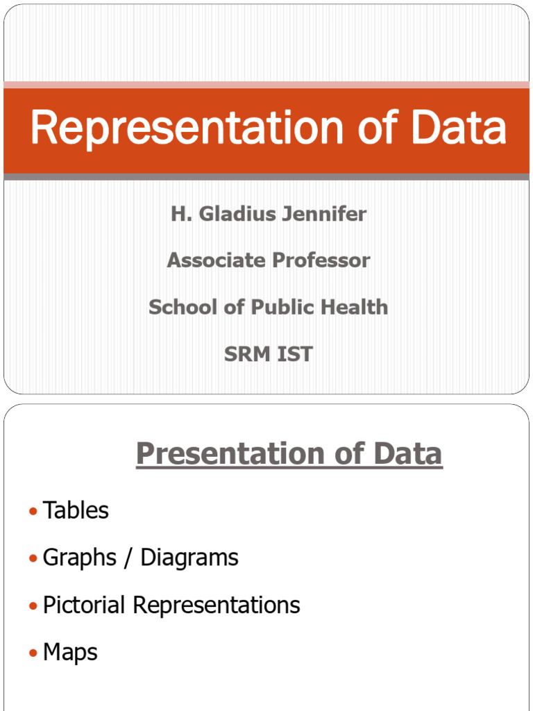 Representation of Data - Final | PDF | Scatter Plot | Histogram
