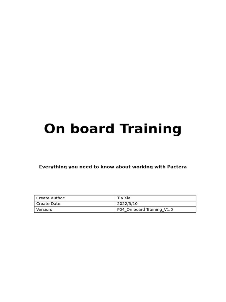 P04 - Supplier - On Board - Training - V1.0 | PDF | Invoice | Payments