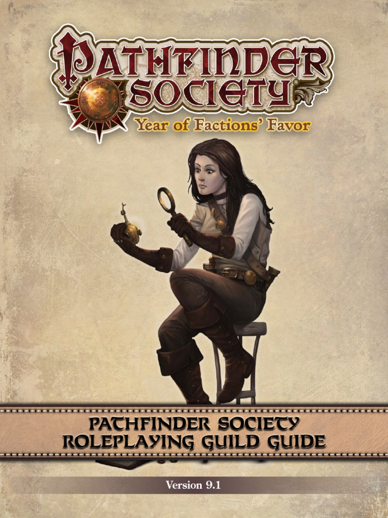 Pfs RPG Guide s9 | PDF | Role Playing Games | Tabletop Games