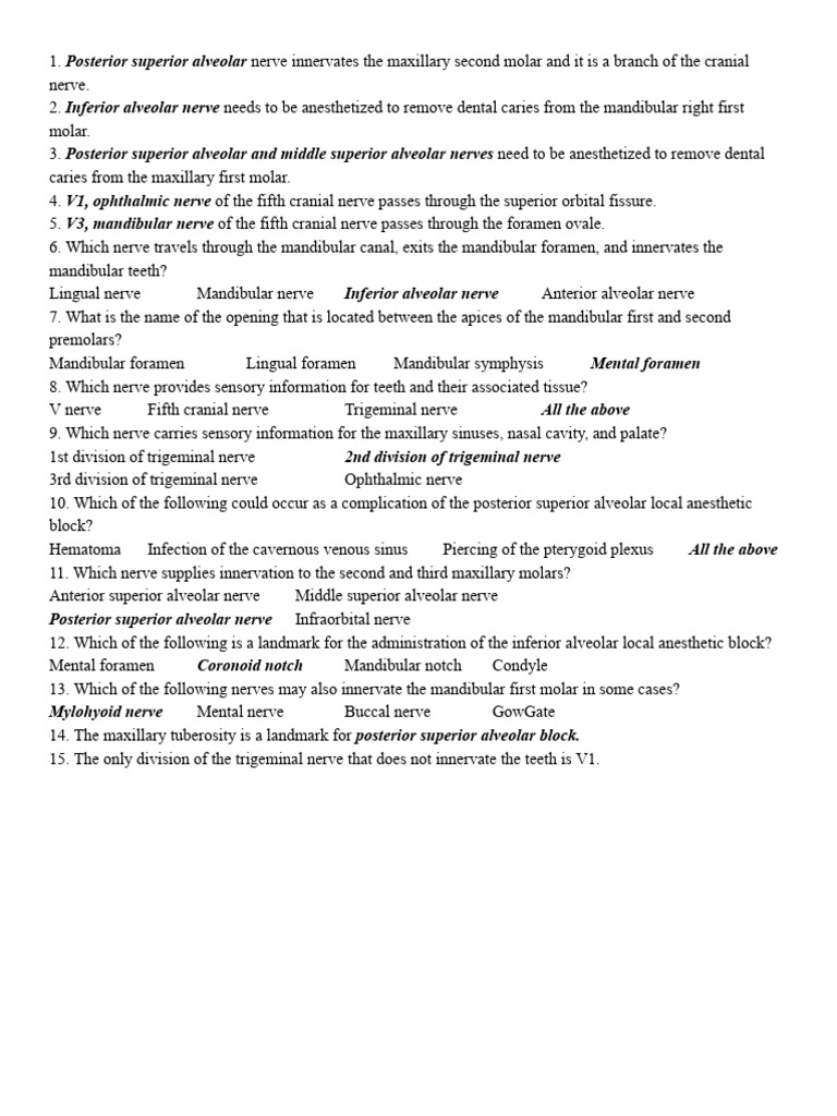 Nerve Anatomy Quiz Pdf 0640
