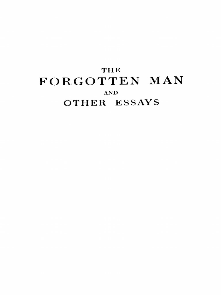 Forgotten Man | PDF | Abolitionism | Taxes