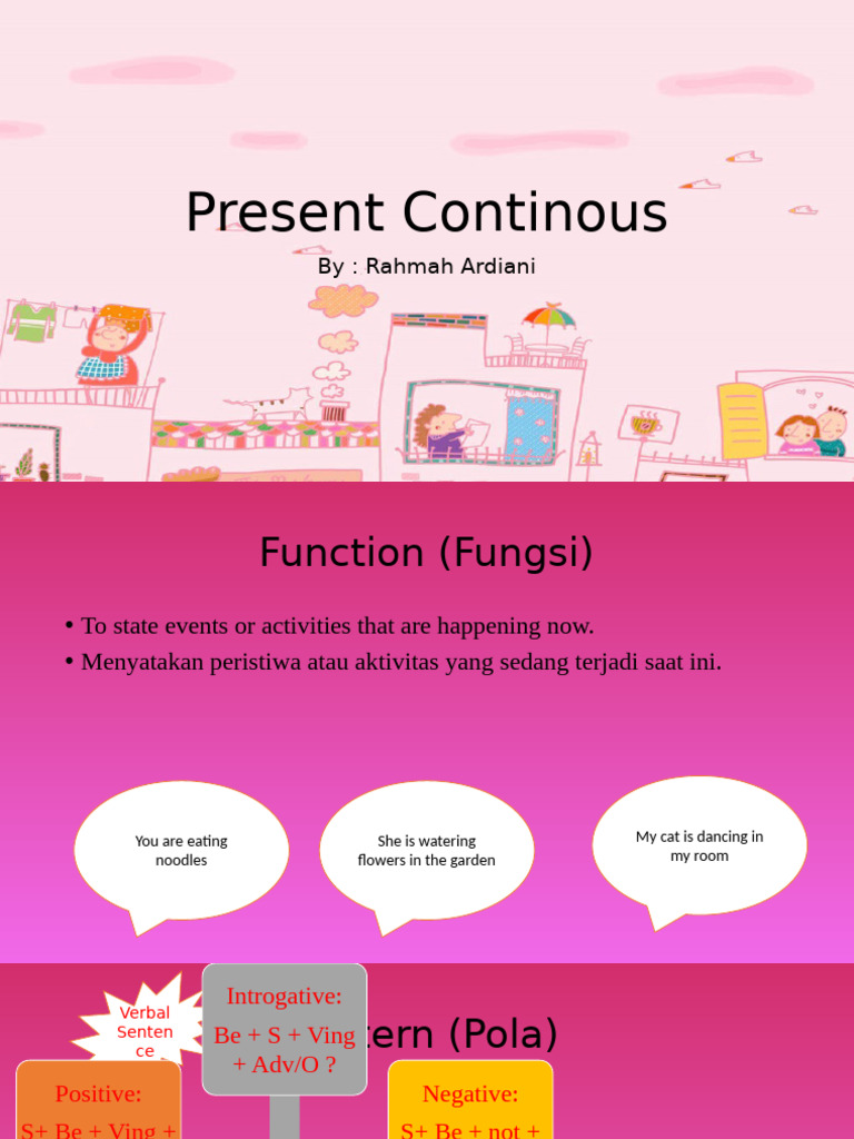 Present Continous | PDF