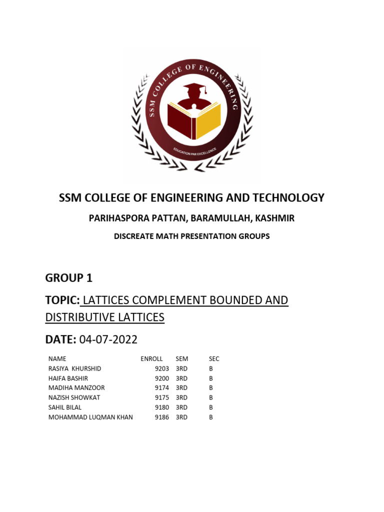 Discreate Math Presentation Groups Pdf Mathematics Mathematical
