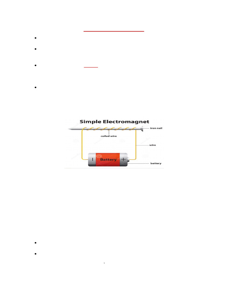 Note 9 - ELECTROMAGNETISM With LAB | PDF