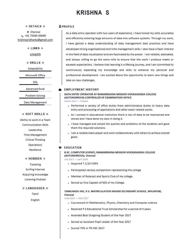 Krishna s | PDF | Data | Cognition