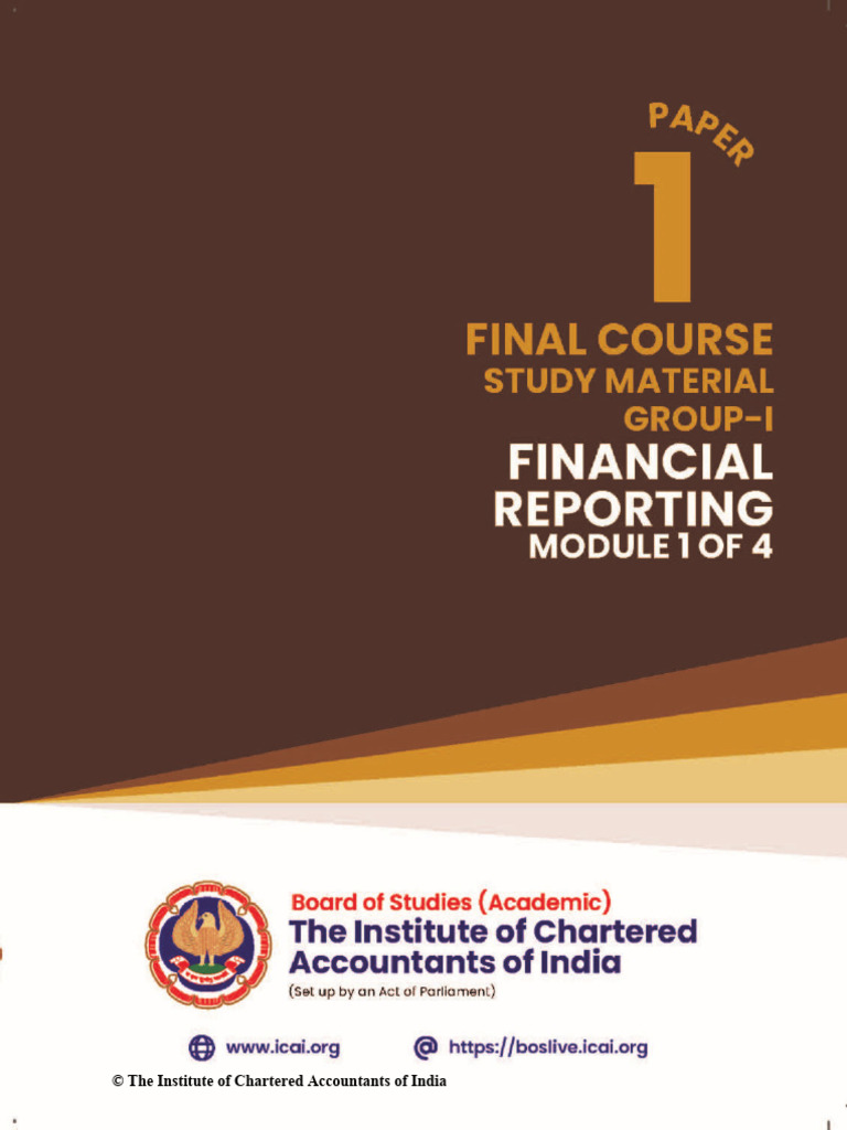 MODULE I | PDF | Financial Statement | International Financial ...