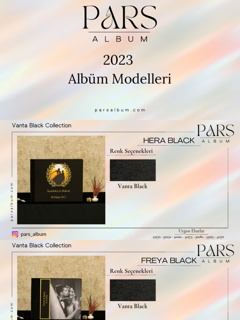 Pars Albüm 2023 Katalog | PDF