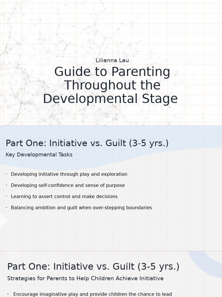Guide to Parenting Throughout the Developmental Stage | PDF ...
