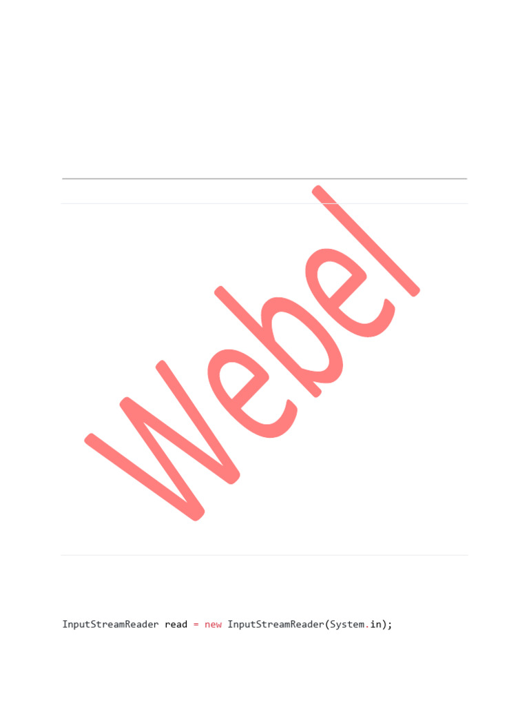 Chapter 5input in Java | PDF | Computer Program | Programming