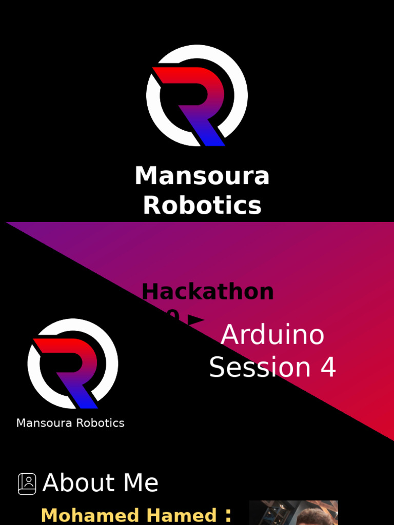 Arduino: Session4 (Week2) | PDF | Electric Motor | Electrical Components