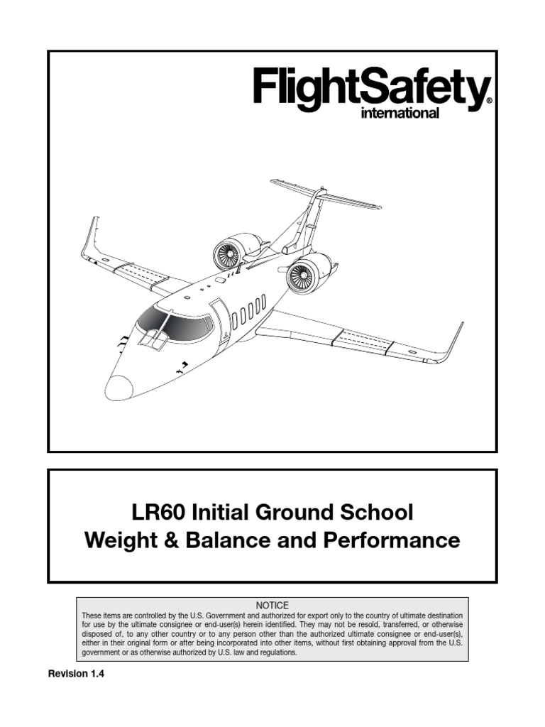 Learjet 60 Weight & Balance Guide | PDF | Instrument Flight Rules ...