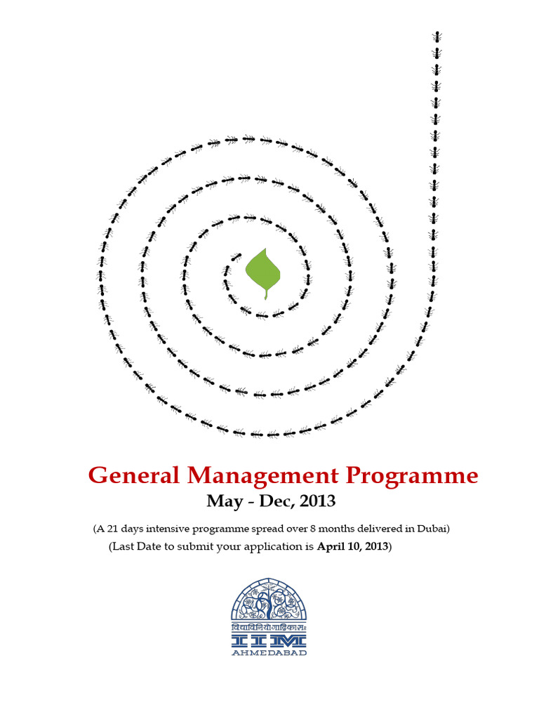 1183541738IIMA_GMP_MDP_B9_Brochure_F | PDF | Strategic Management ...