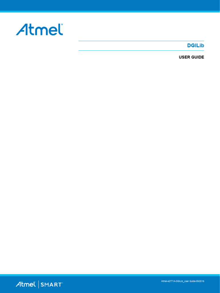 Atmel 42771 DGILib - UserGuide | PDF | Pointer (Computer Programming ... Atmel 42771 DGILib - UserGuide | PDF | Pointer (Computer Programming ...