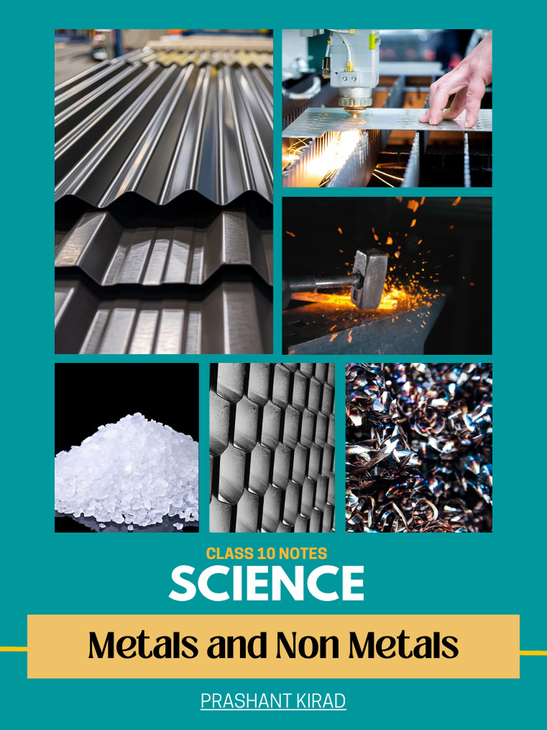 Metals and Non-Metals - Short Notes (Prashant Kirad) | PDF | Ionic ...