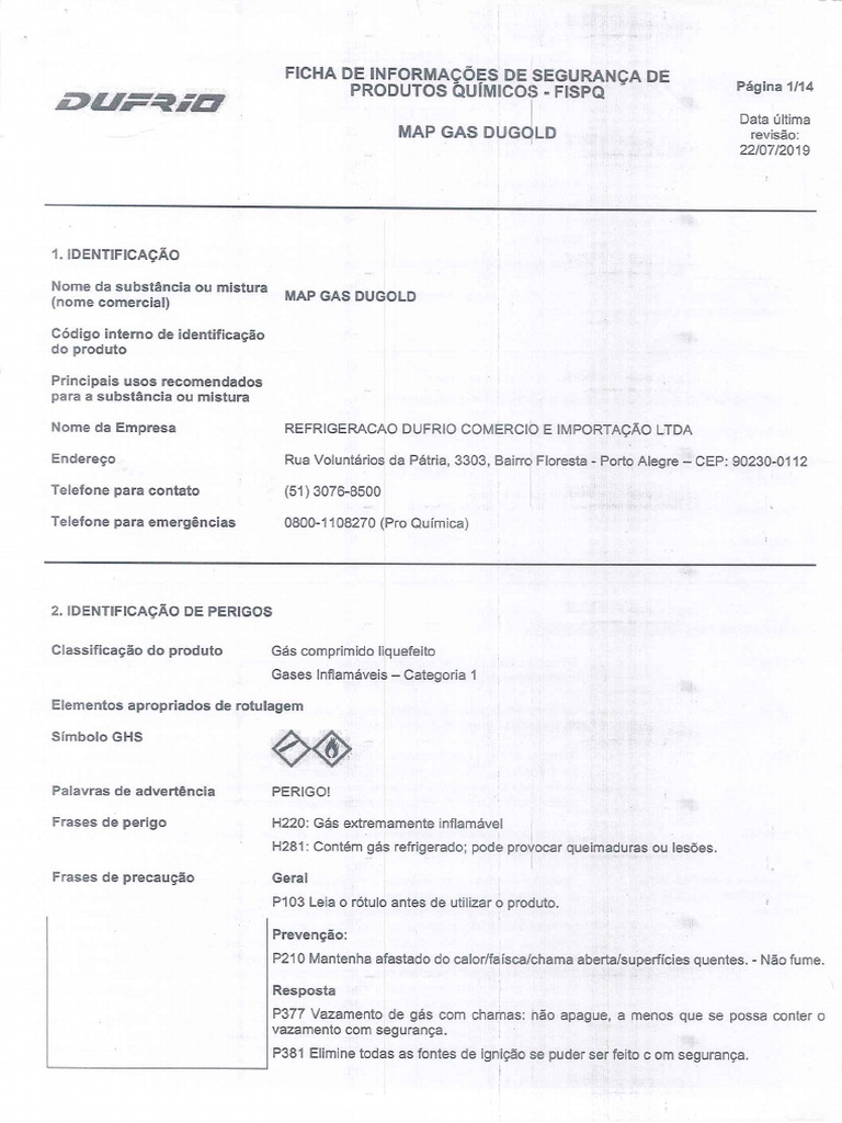 Gas Map Dugold - Fispq | PDF