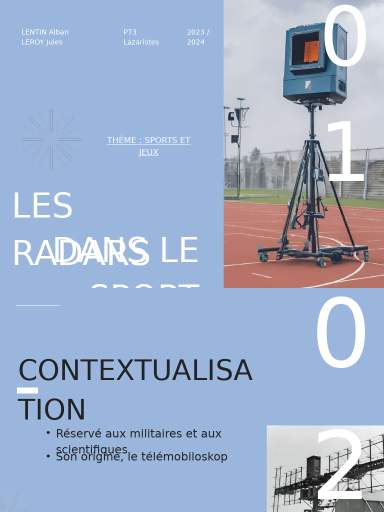 Présentation TIPE | PDF | Radar | Effet Doppler
