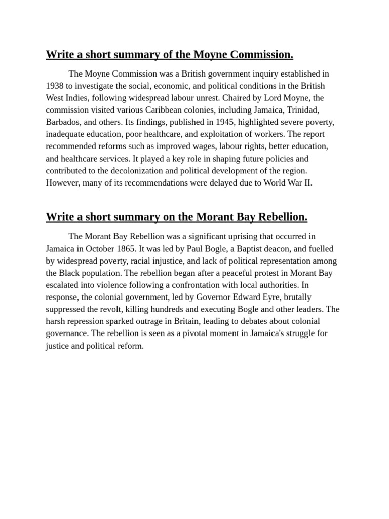 Moyne Commission: 1938 Reforms Overview | PDF