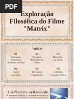 Trabalho de Filosofia - Matrix - Questionário | PDF | Realidade | Verdade