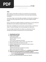 Sujets BEM Français 2025 | PDF | Algérie | Alger