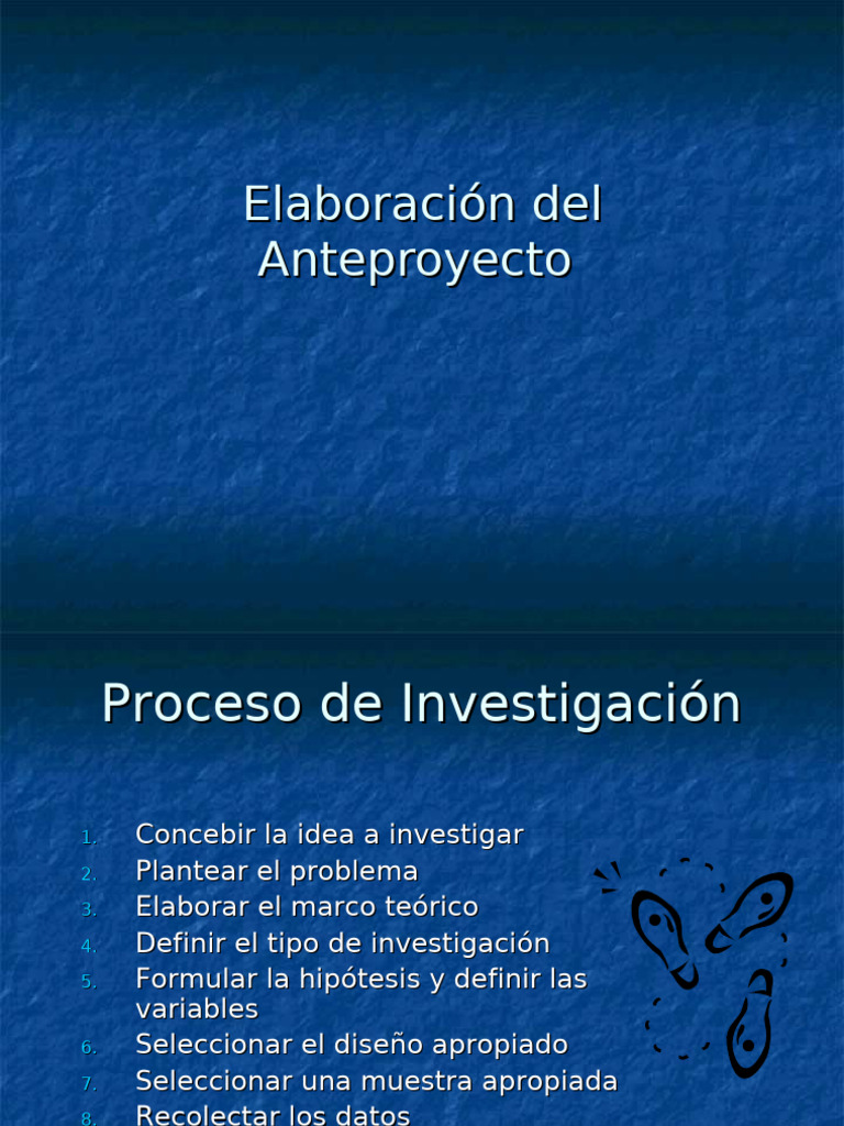 Elaboracion Del Anteproyecto | PDF | Experimentar | Metodología