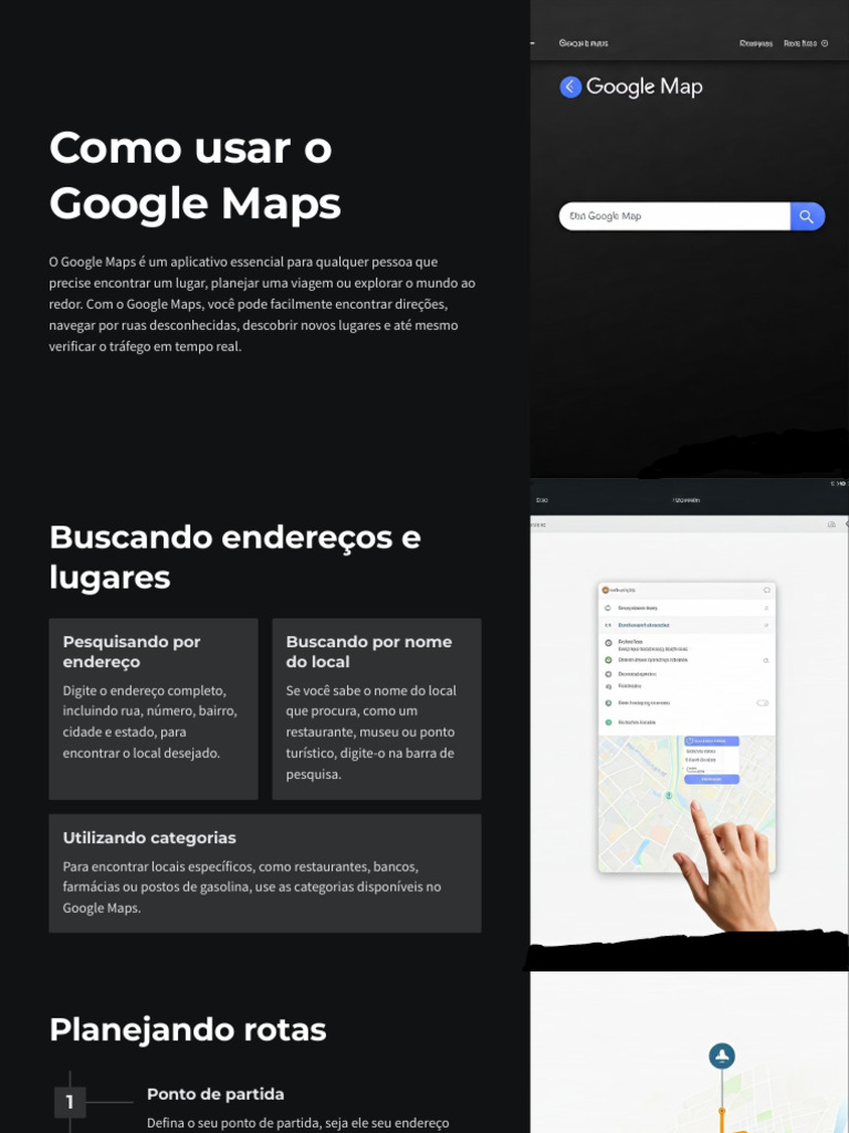 Guia Prático para Usar Google Maps | PDF