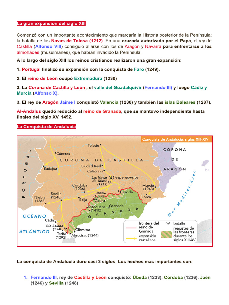 La Gran Expansión A Partir Del Siglo XIII | PDF