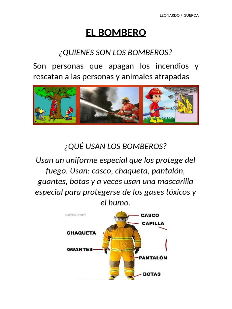 EL BOMBERO | PDF