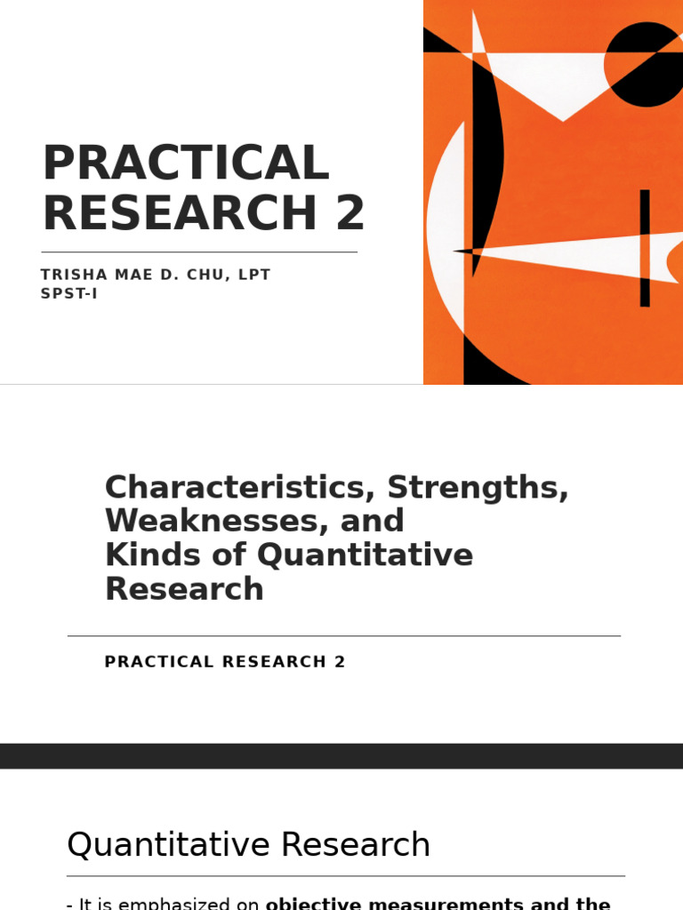 Lesson-1-PR2 | PDF | Statistics | Quantitative Research