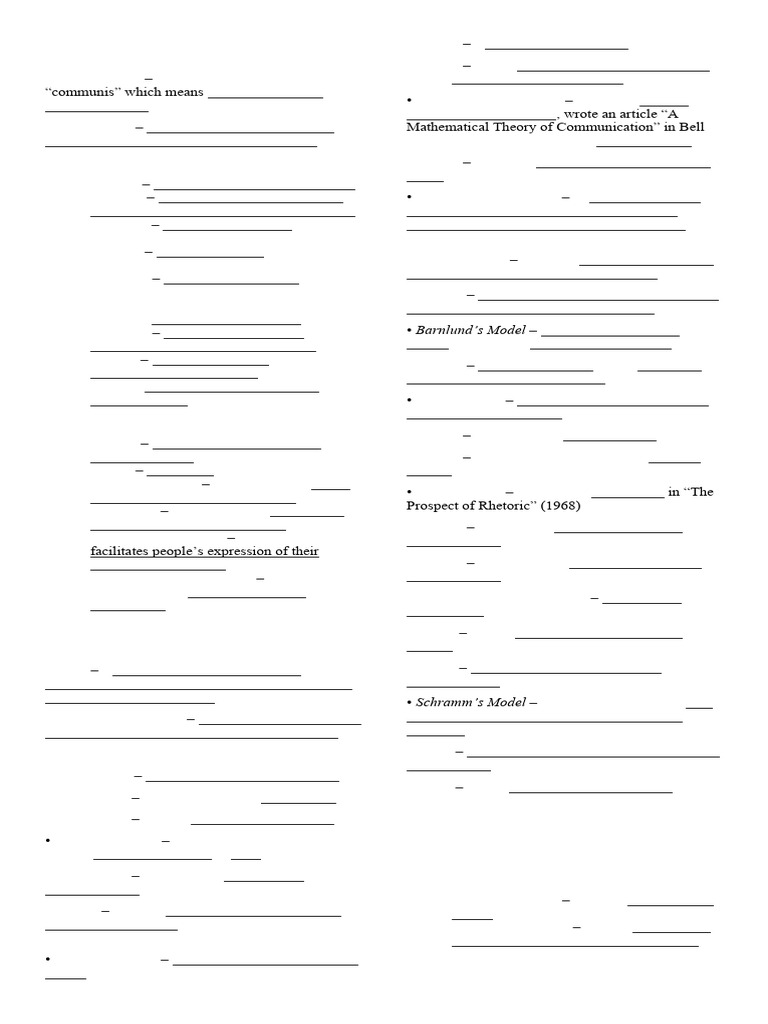 Oral Com Midterms Rev | PDF | Communication | Human Communication