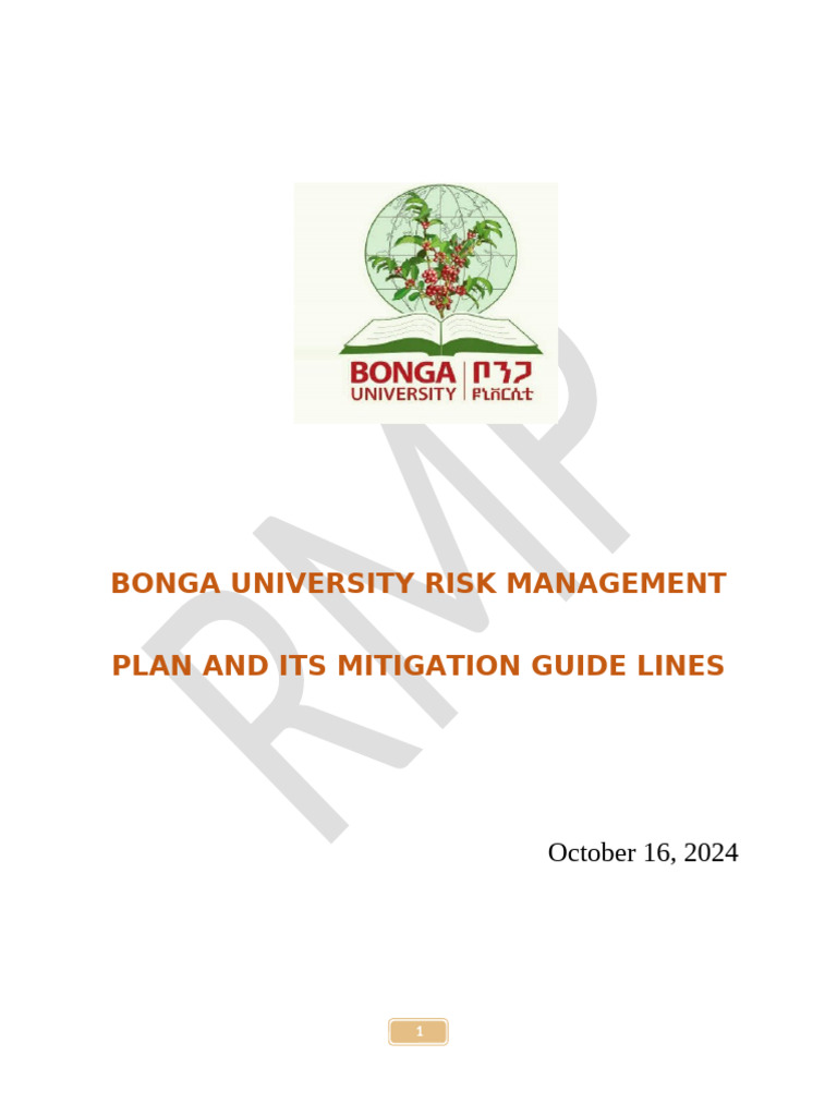 Risk Mgt Plan | PDF | Risk Management | Risk