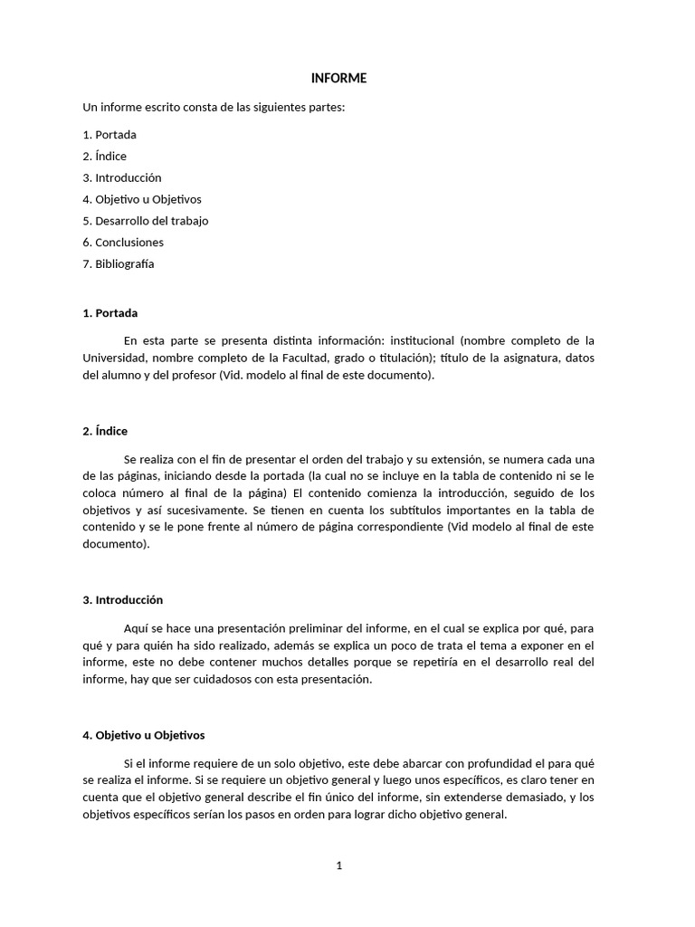 modelo de informe (1) | PDF | Bibliografía | Estilo apa