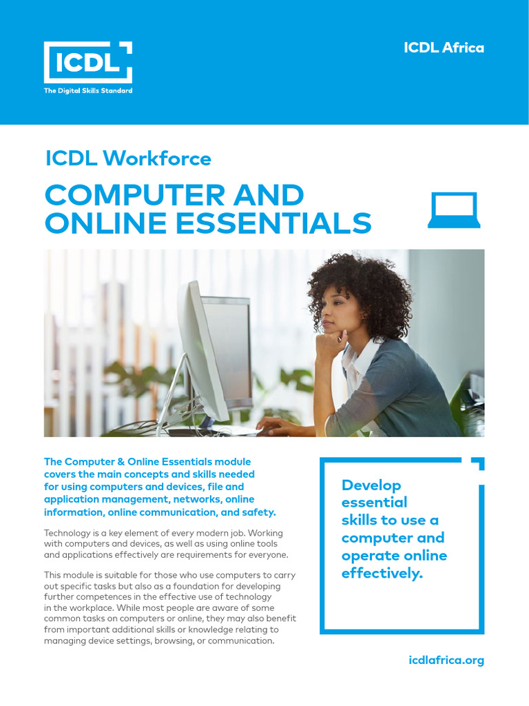 Computer Online Essentials module overview | PDF | Computer File | Computer Network