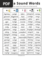 83 VCCV Words List | PDF