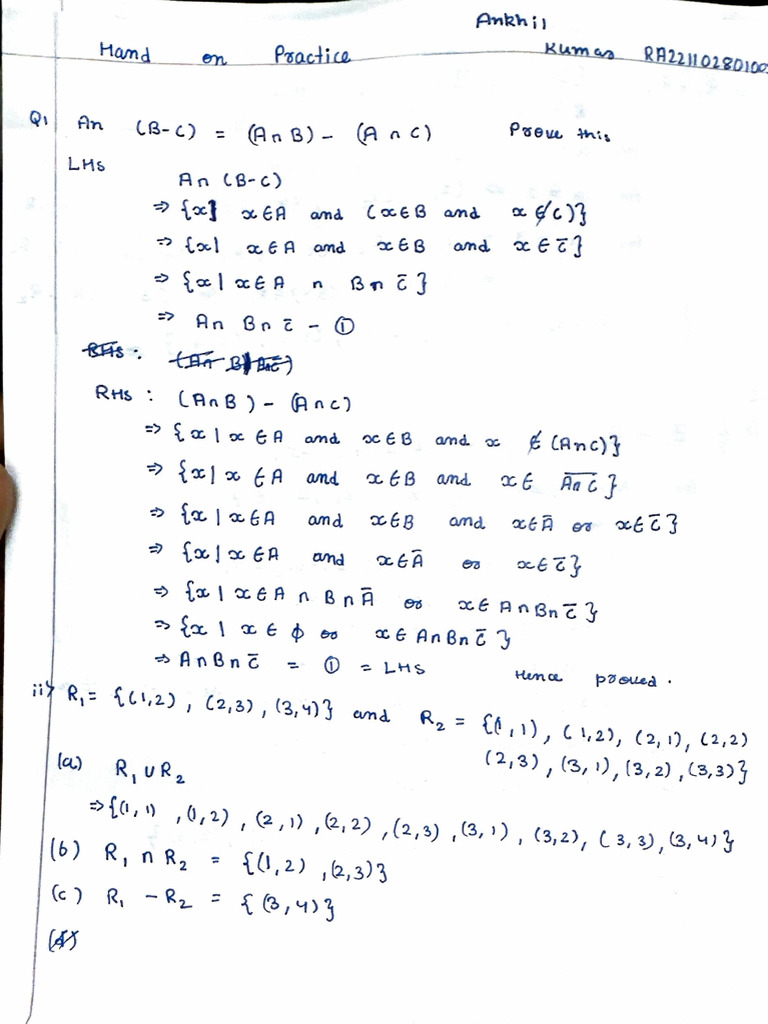 Hand On Practice | PDF