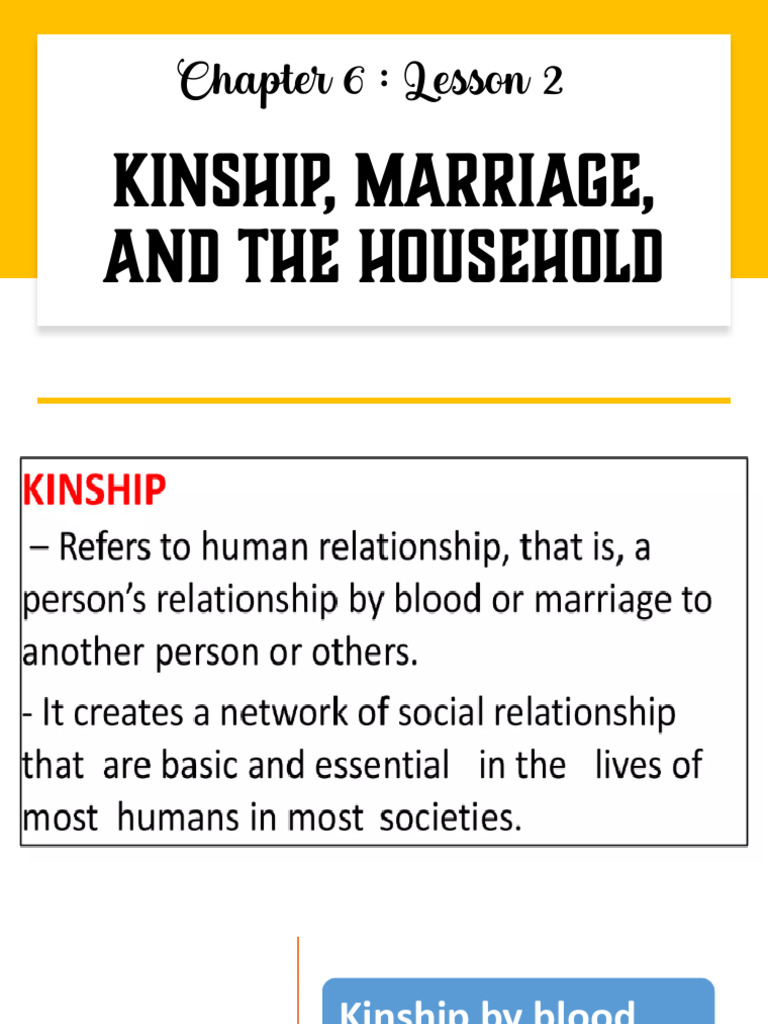 Chapter 6.2 KINSHIP TYPES OF KINSHIP | PDF | Social Science