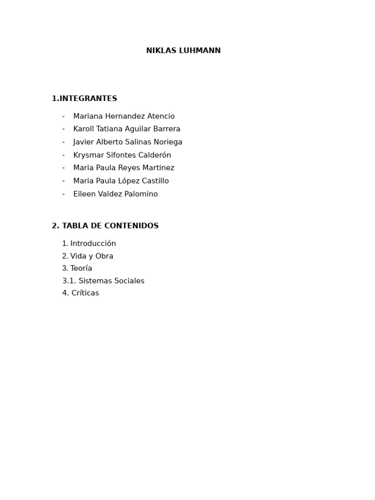 Niklas Luhmann | PDF