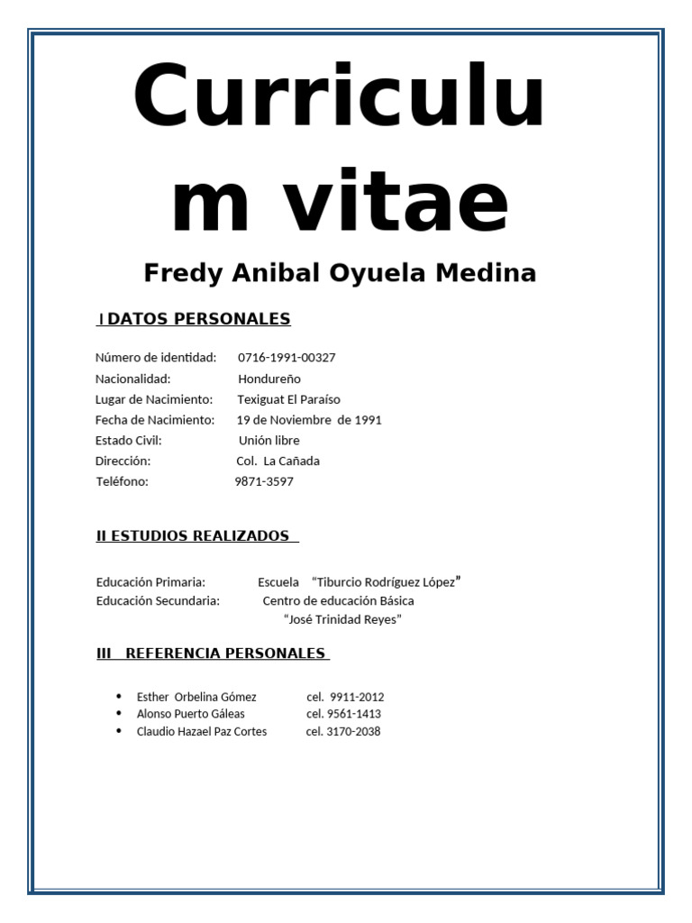 Curriculun Denis | PDF