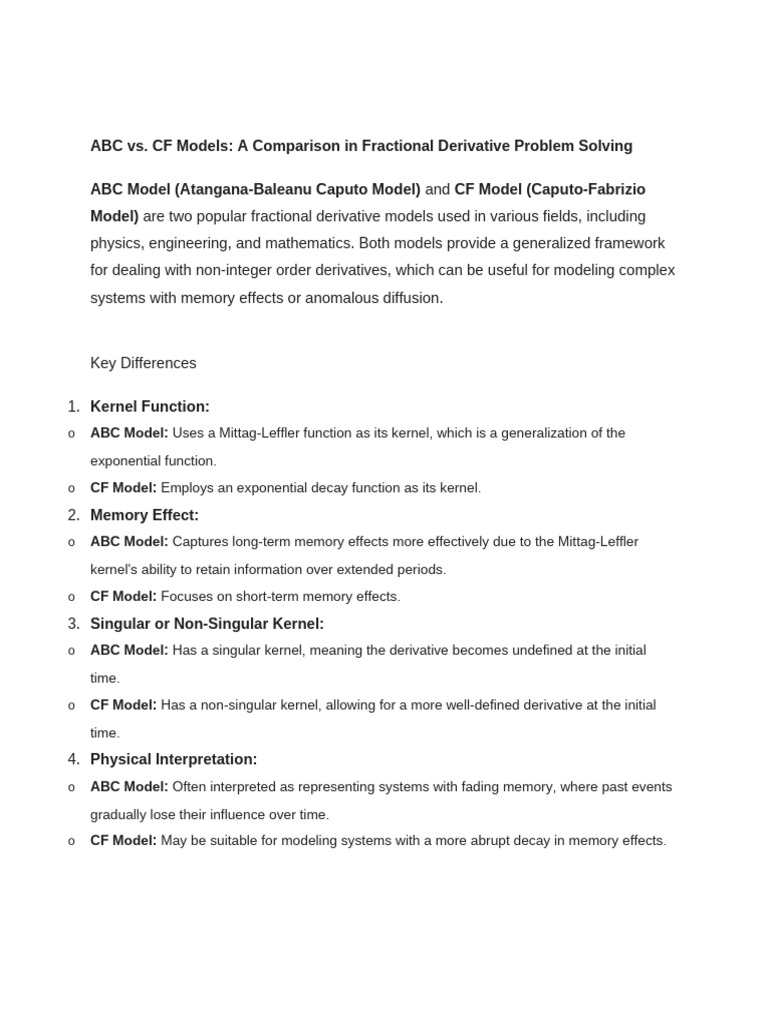 ABC vs. CF model | PDF | Shear Stress | Rheology