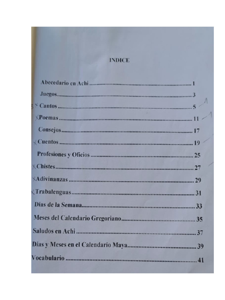 Cantos en Achi | PDF