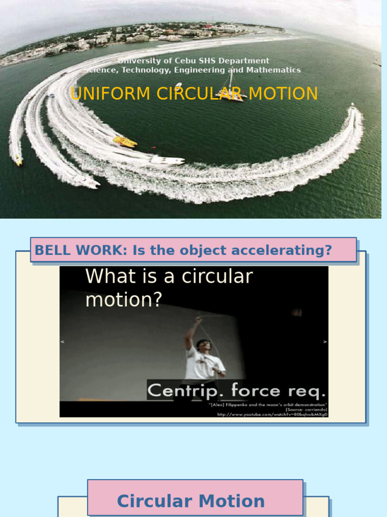 Real-Life Examples of Circular Motion | PDF | Acceleration | Force