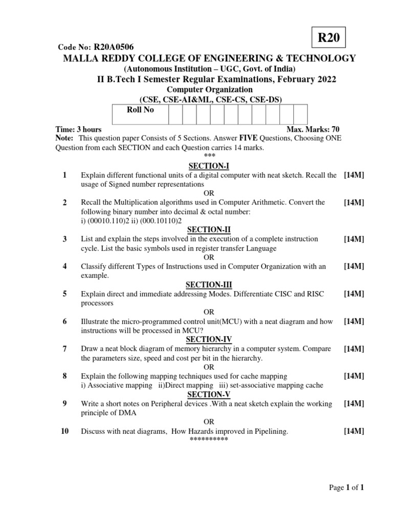 Computer Organization | PDF | Cpu Cache | Central Processing Unit
