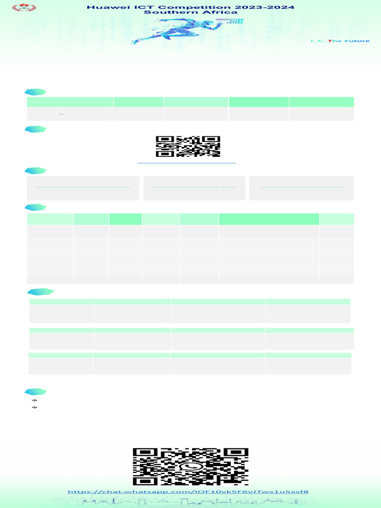 (Invitation) Huawei ICT Competition 2023-2024-SA | PDF | Computing