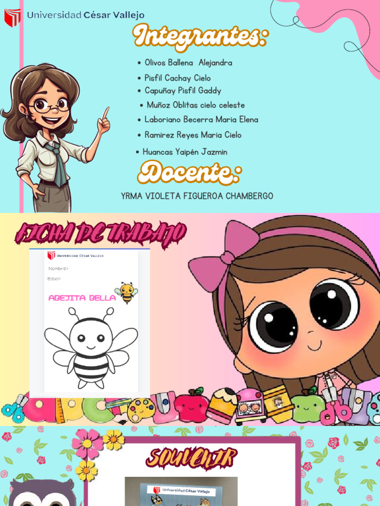 Presentación Proyecto Libreta Creativo Doodle Rosa | PDF