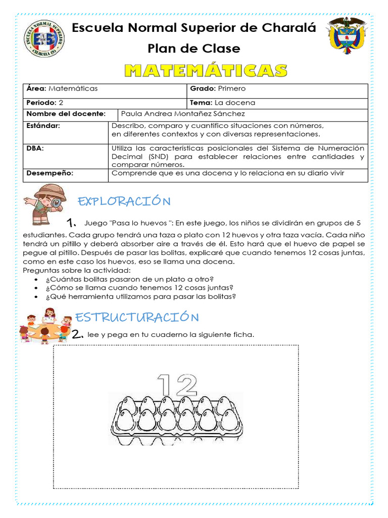 1B Matemáticas Docena | PDF