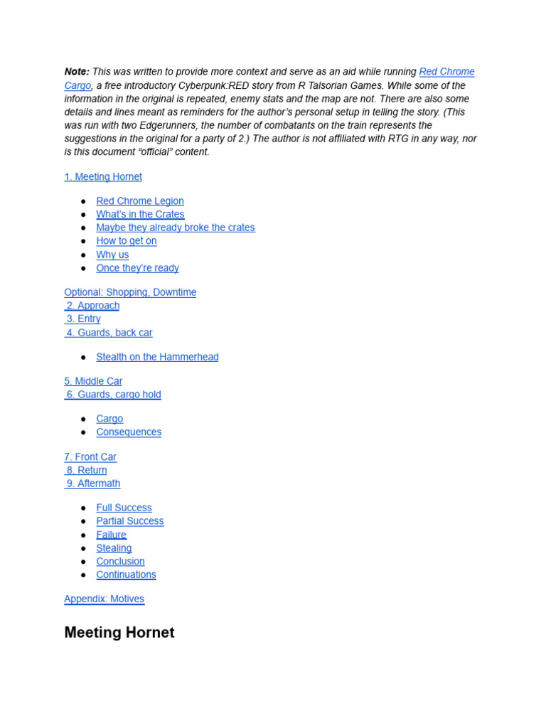 Red Chrome Cargo Expanded | PDF