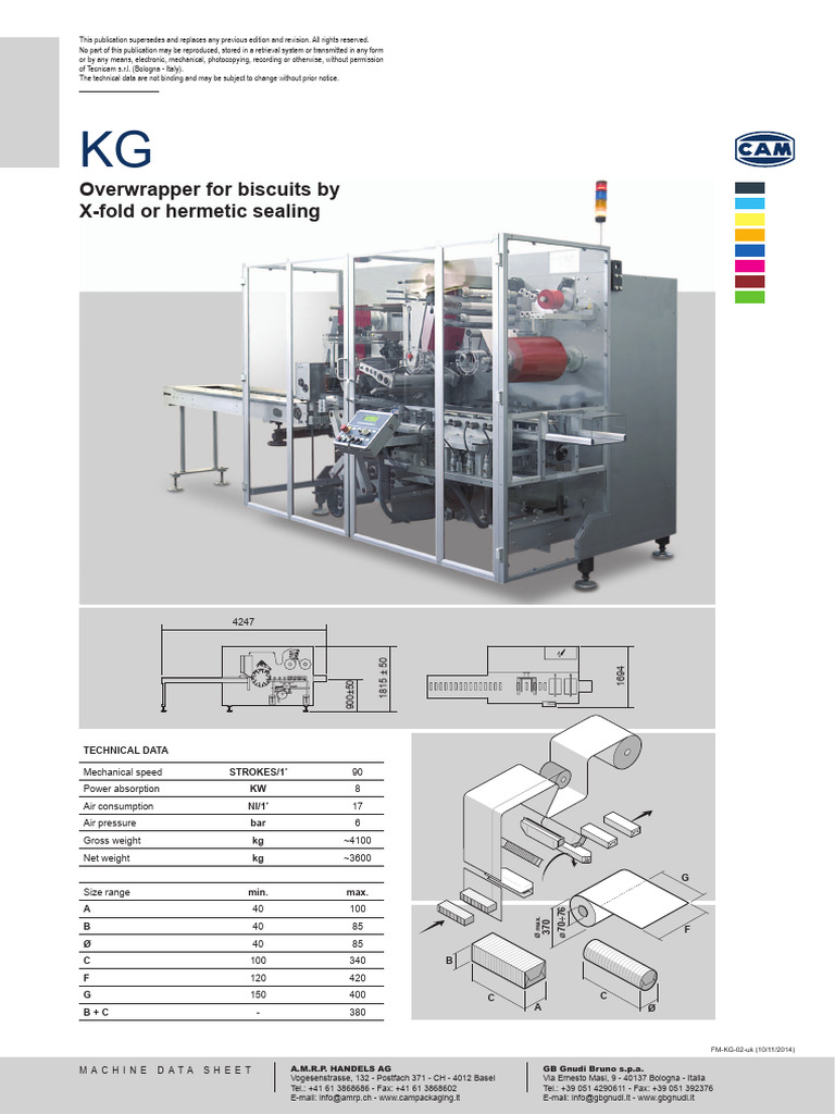 CAM Packaging 2698 Brochure | PDF | Equipment | Office Equipment