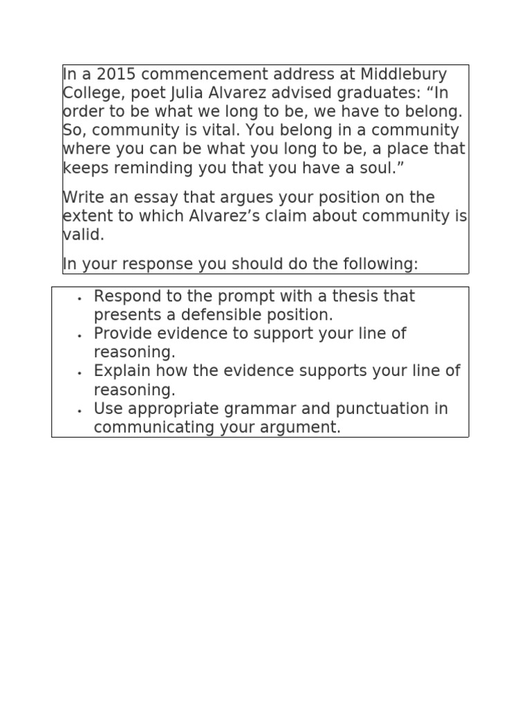 Argumentative Prompt | PDF