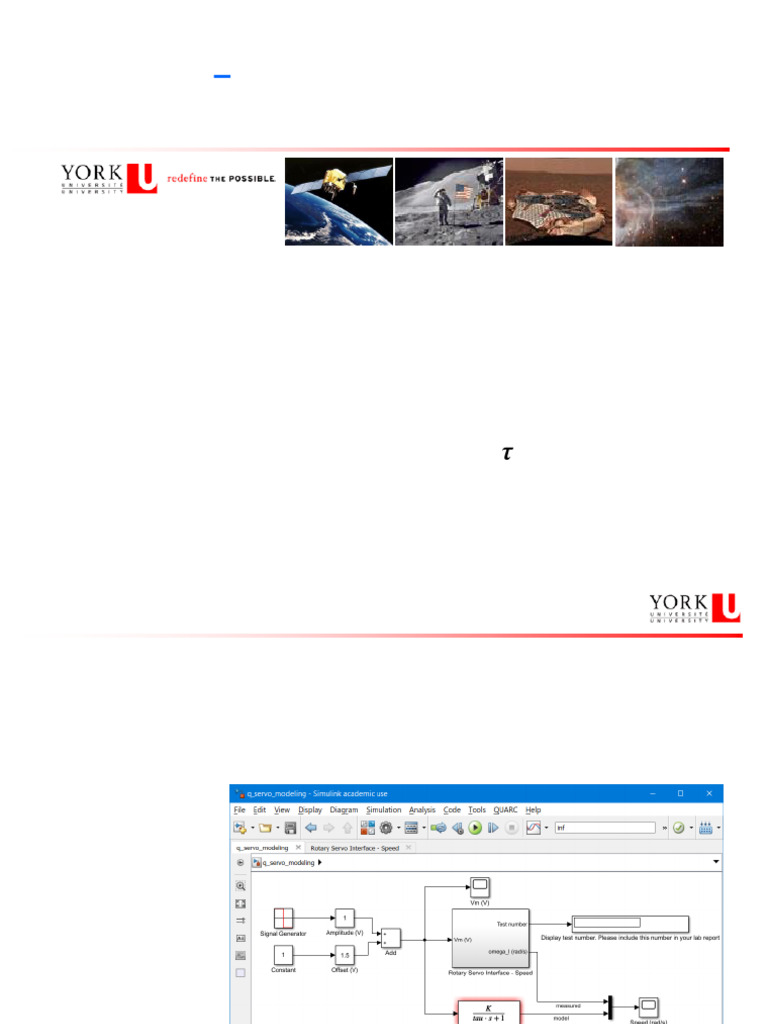 Control Systems Lab 1: SRV02 Modeling | PDF