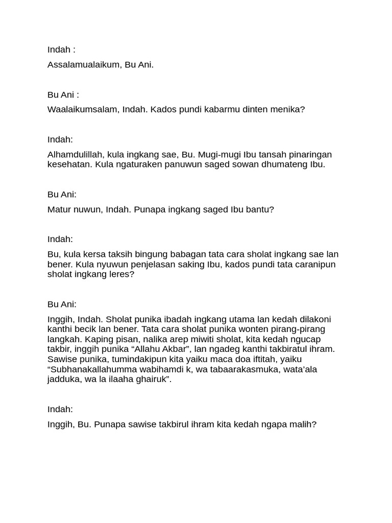 Dialog B.Jawa | PDF
