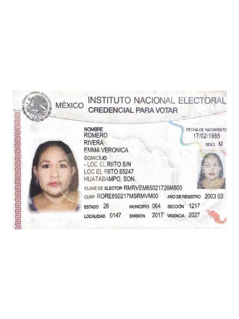 Credencial para Votar | PDF